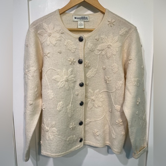 Appleseed's | Sweaters | Appleseeds Petites 0 Wool Cardigan Pl | Poshmark